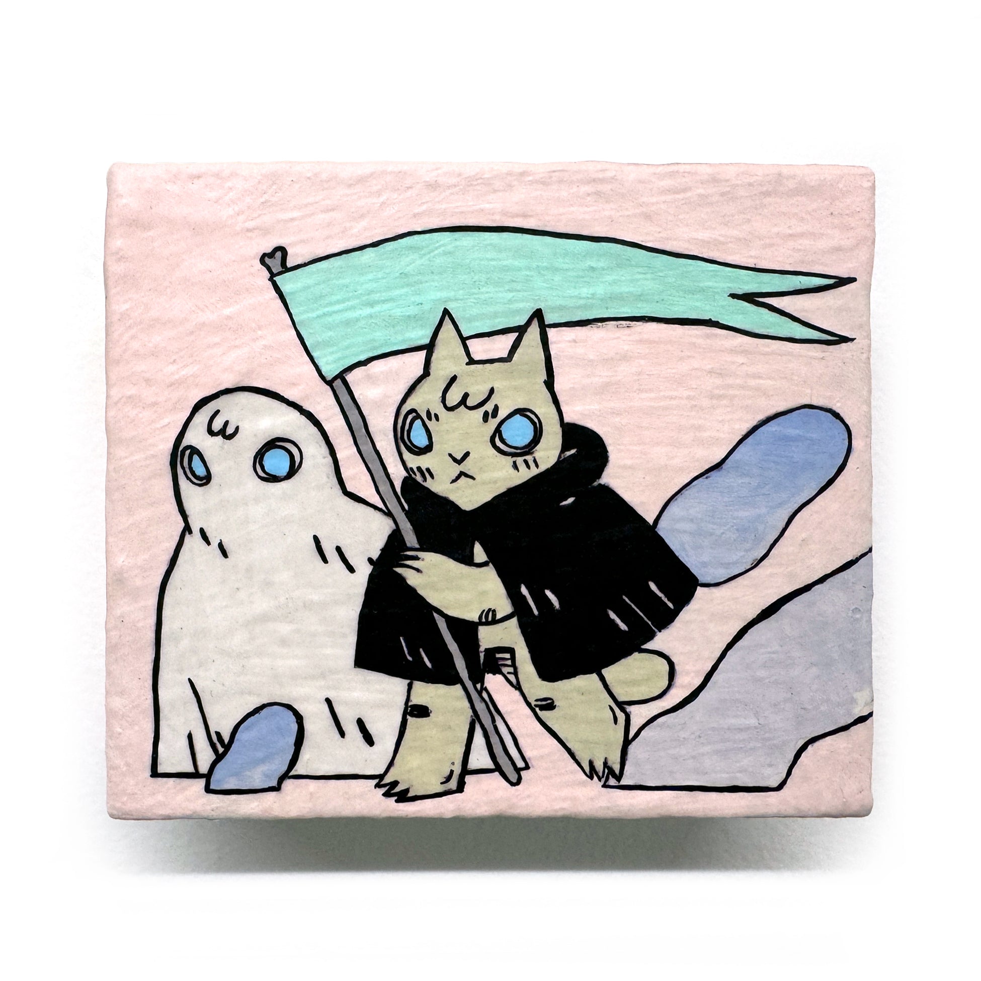 Deth Sun - Cat with Flag – Nucleus Portland