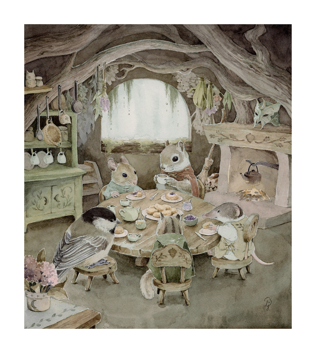 Lily Seika Jones - Tea Party Print – Nucleus Portland
