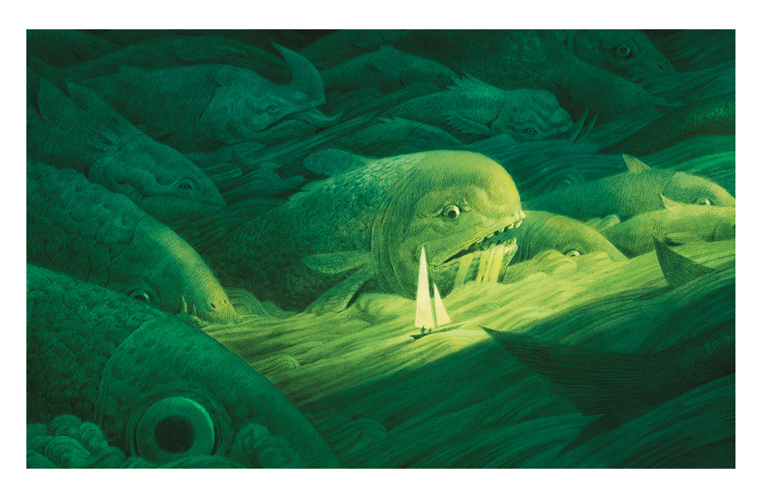 Nik Henderson - Sea Monsters Print – Nucleus Portland