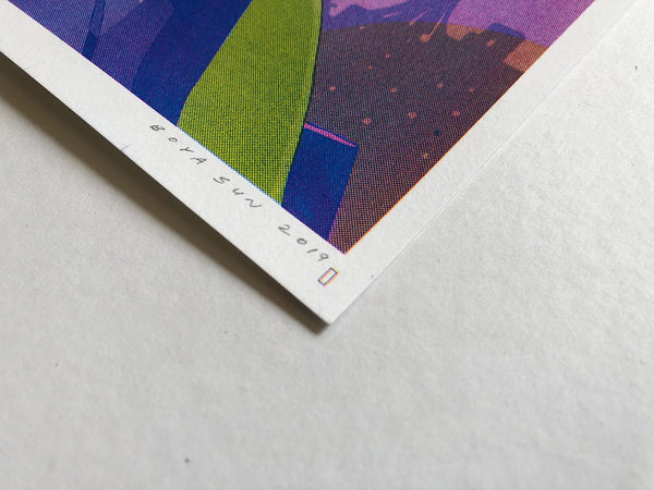 Boya Sun - Evangelion Risograph | Nucleus Portland