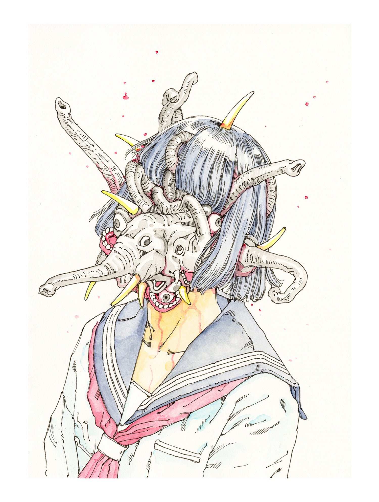 Shintaro Kago - Ganesha 2 Print – Nucleus Portland