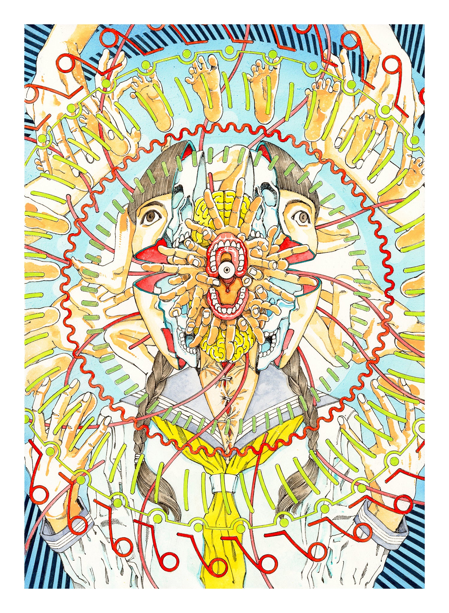 Shintaro Kago - Quadrant Print – Nucleus Portland